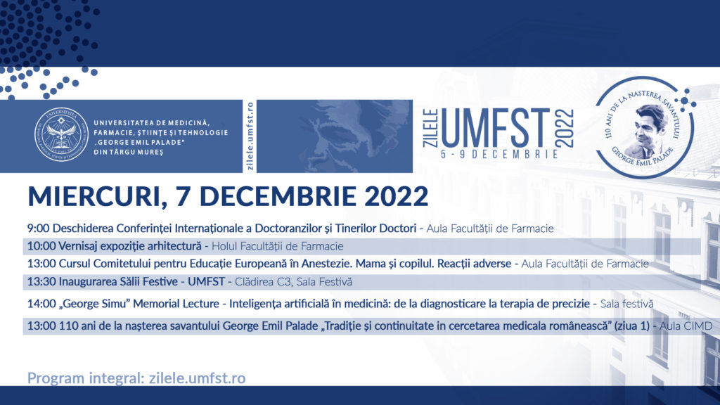 Zilele UMFST – 7 decembrie 2022 – Blogul Studentului