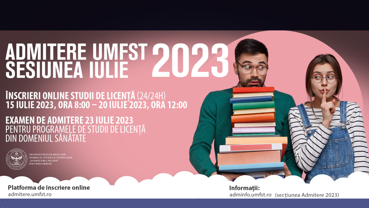 Admitere 2023 UMFST, sesiunea iulie – Blogul Studentului